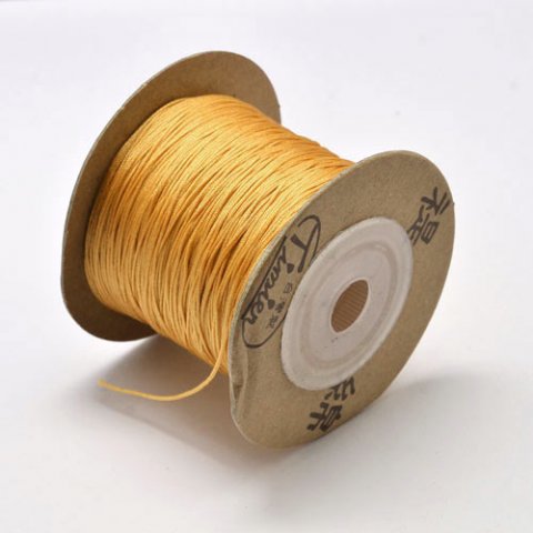 Polyesterschnur, ganze Rolle, golden, 0,5 mm, 140 Meter